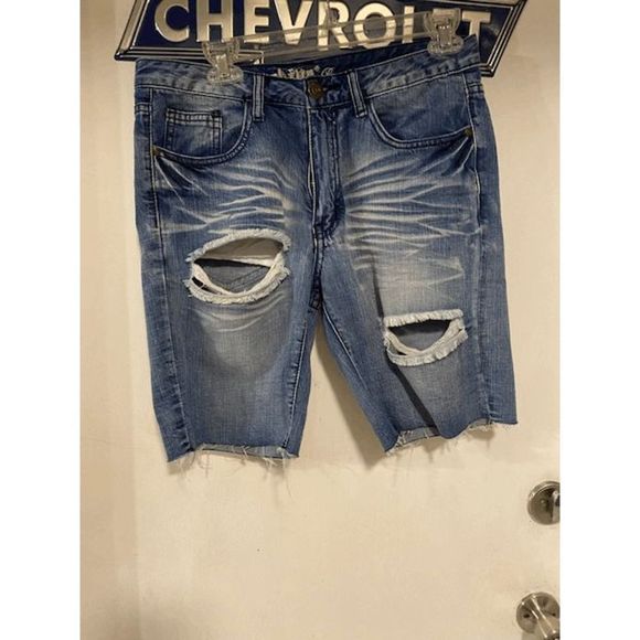 Machine | Shorts | Machinedistressed Cut Off Andripped Shorts | Poshmark